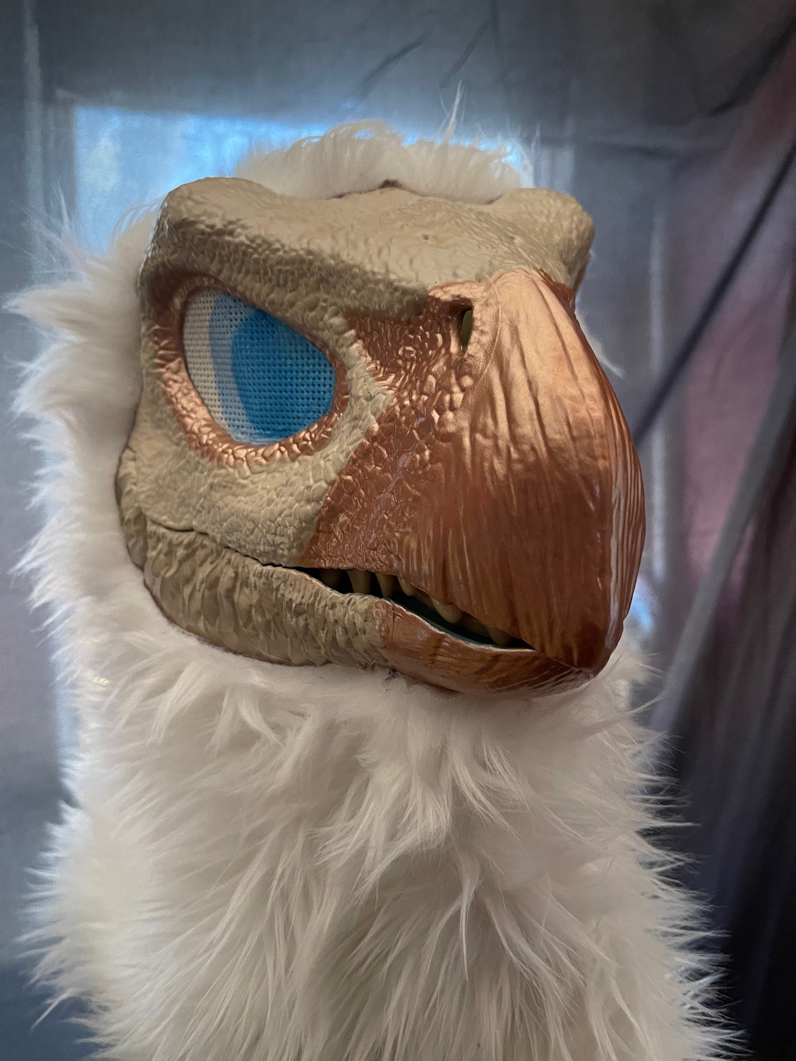 Yeti Dino Mask - Etsy