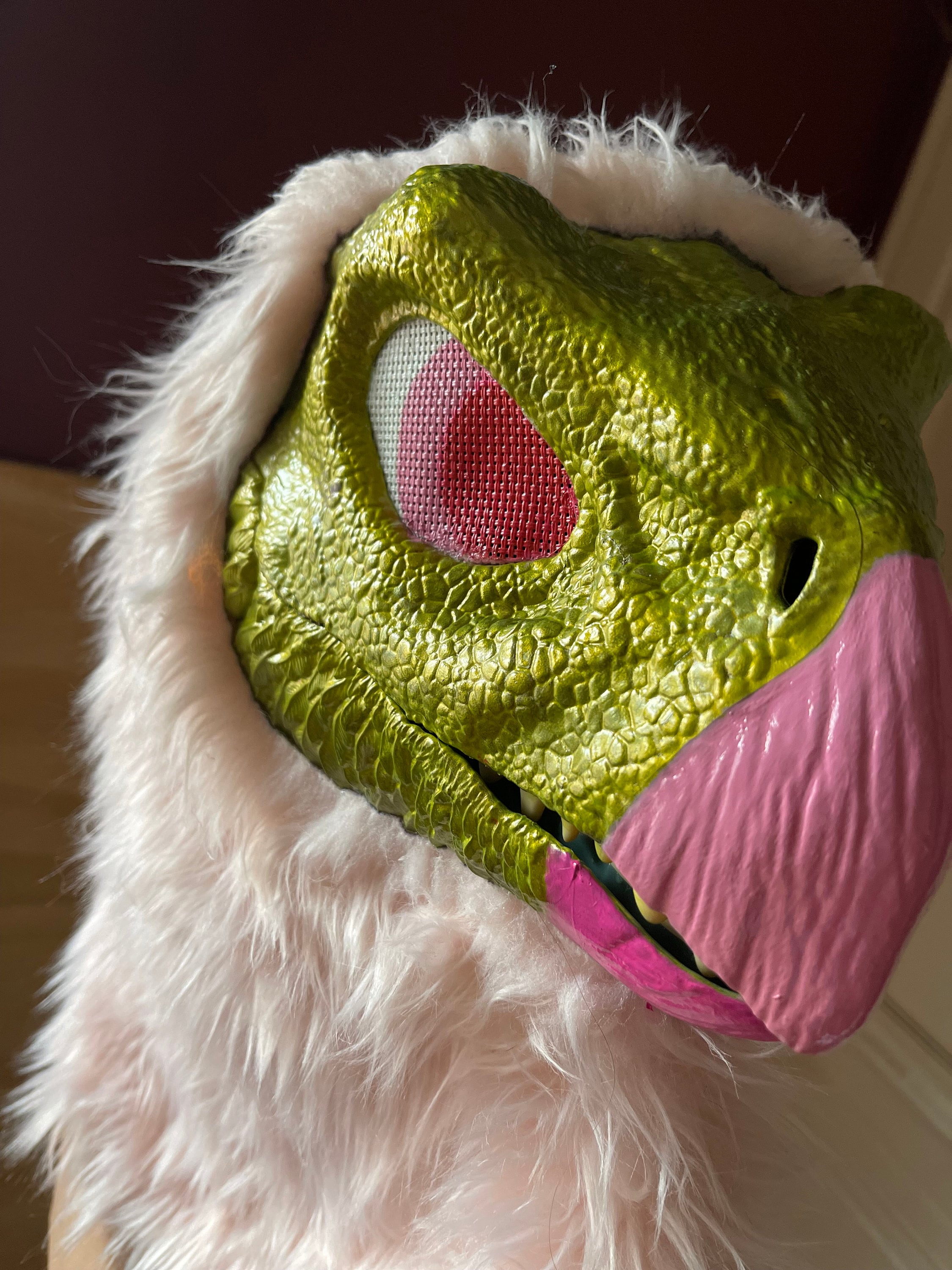 Lotus Dino Mask - Etsy