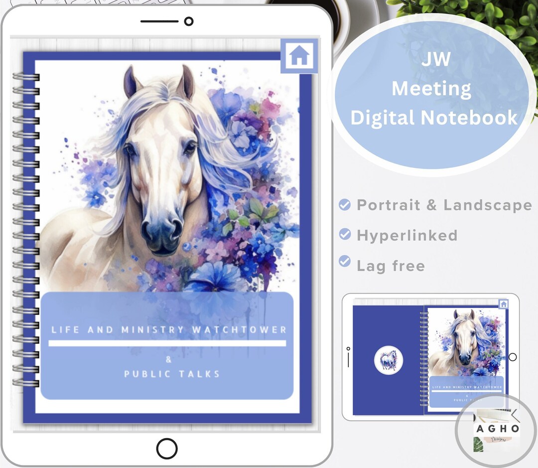 JW Meeting Digital Notebook for Midweek Meetings/public Talks ...