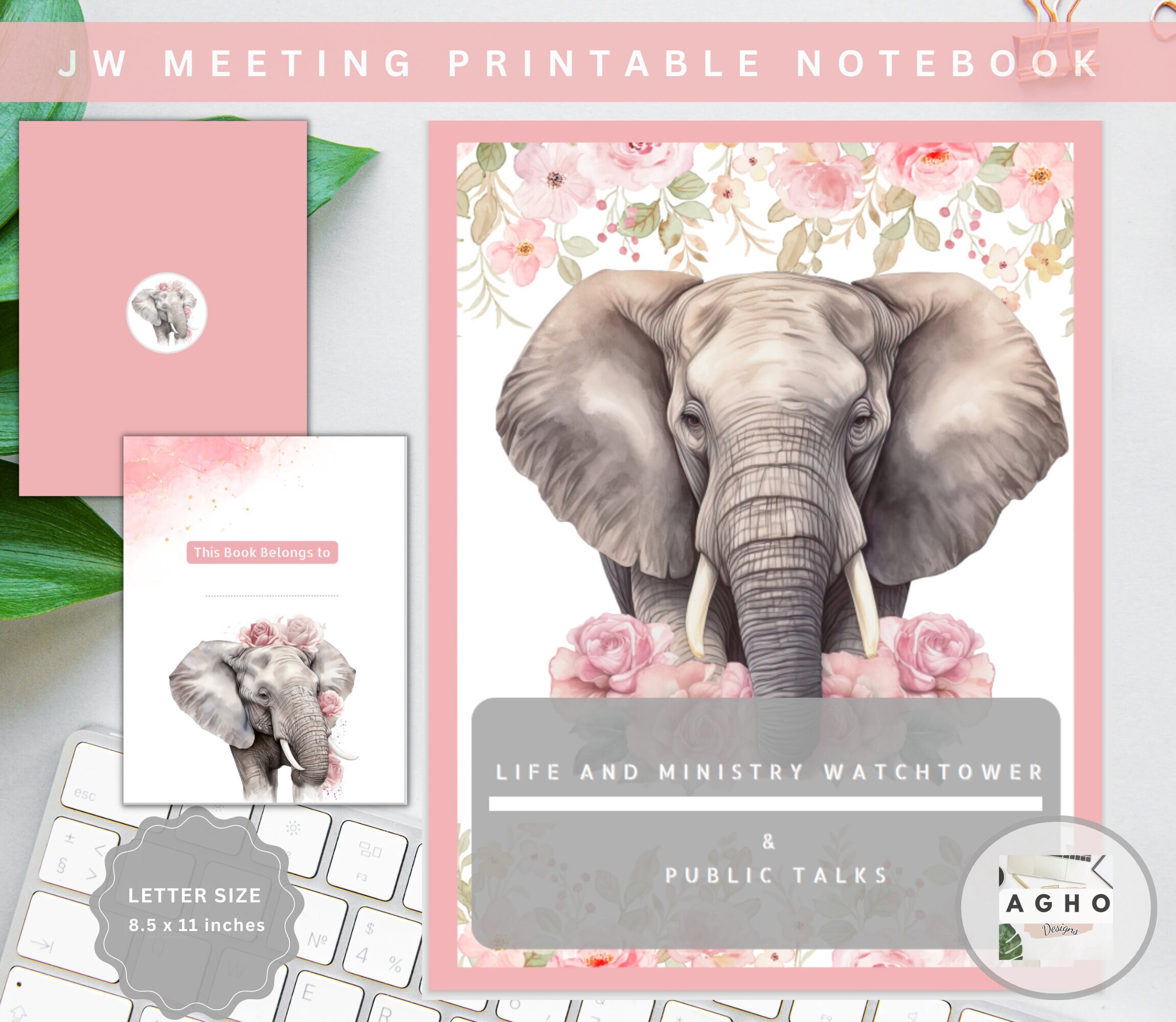 JW Meeting Notebook Printable for Midweek Meetings/public Talks ...