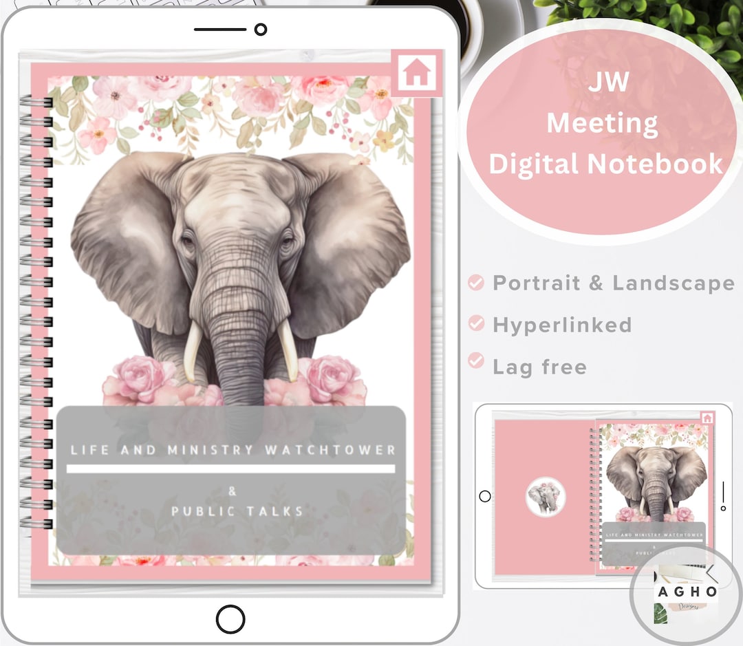 JW Meeting Digital Notebook for Midweek Meetings/public Talks ...