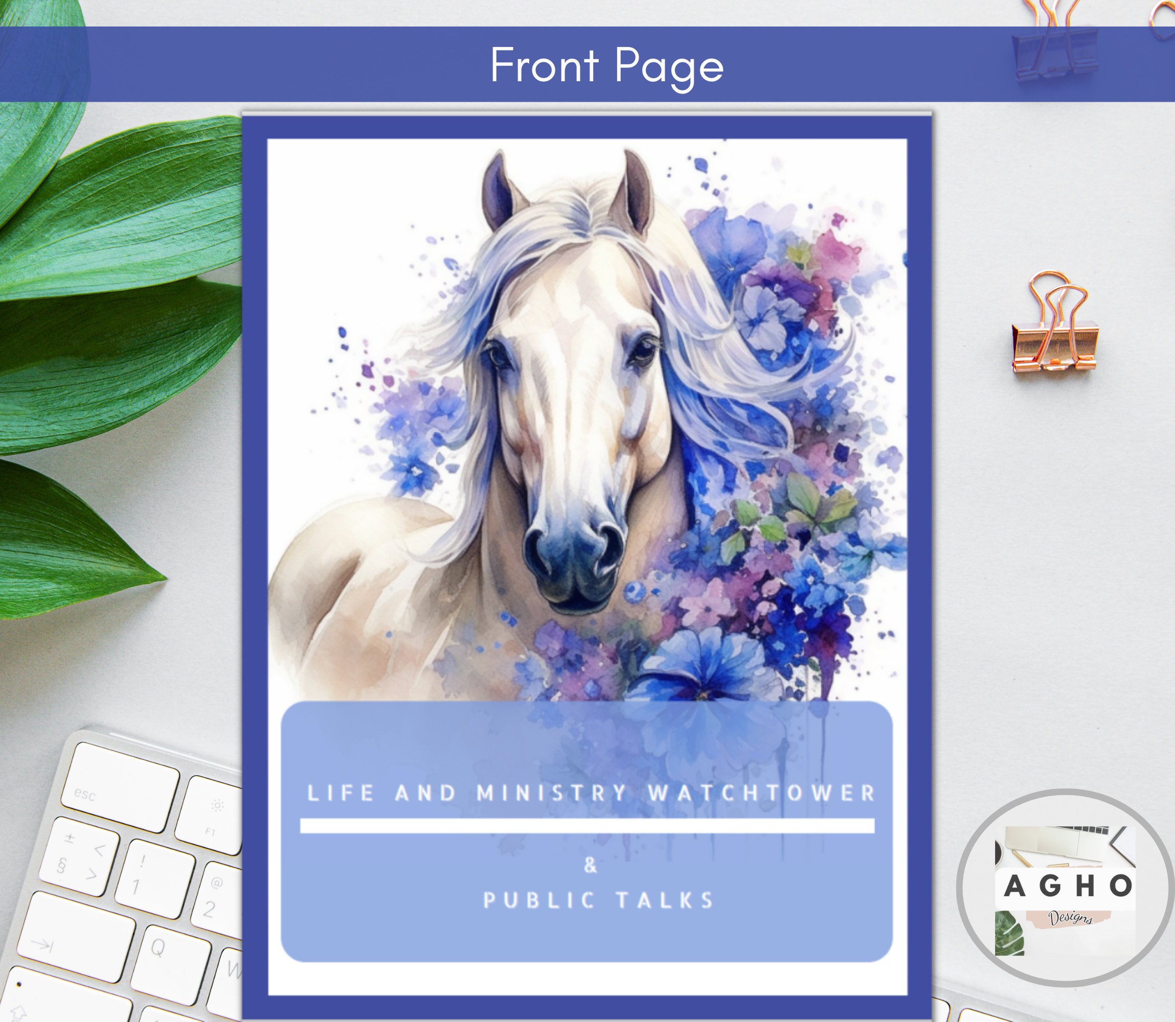 JW Meeting Notebook Printable for Midweek Meetings/public - Etsy UK