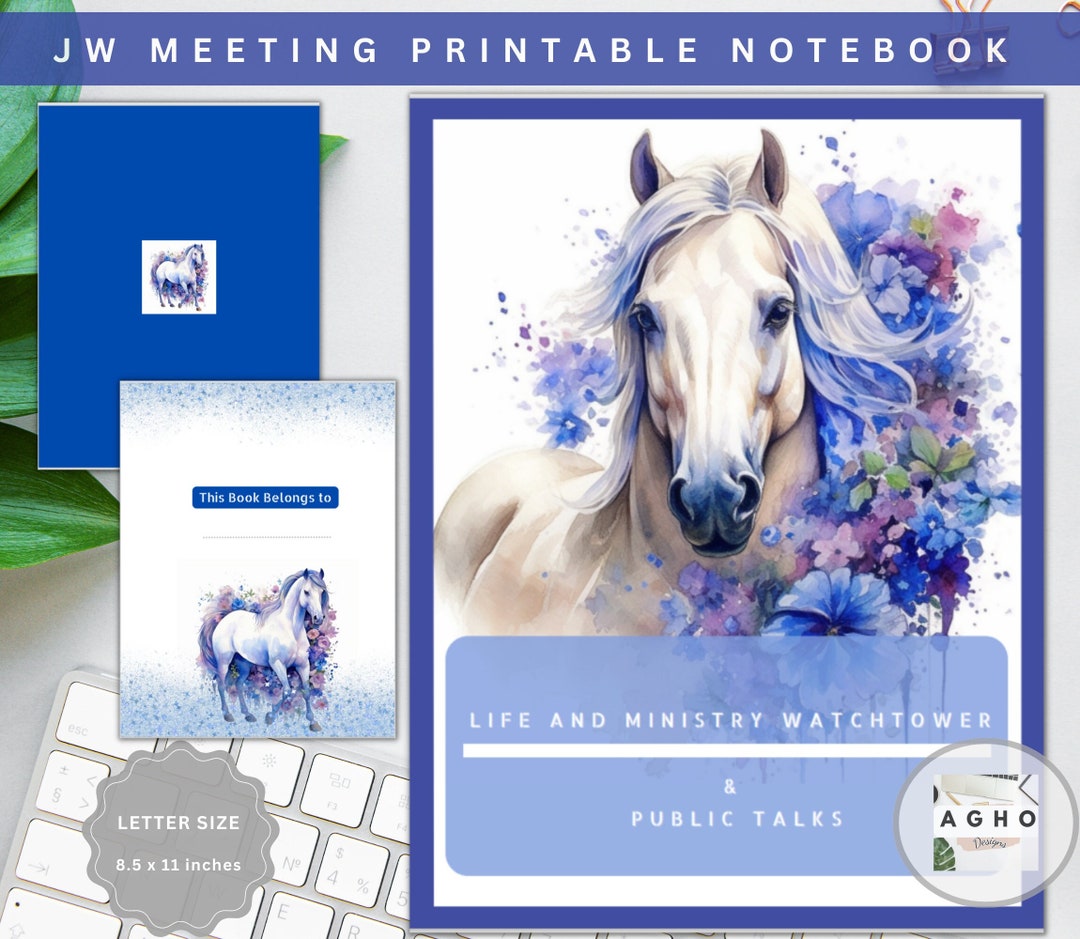 JW Meeting Notebook Printable for Midweek Meetings/public Talks ...