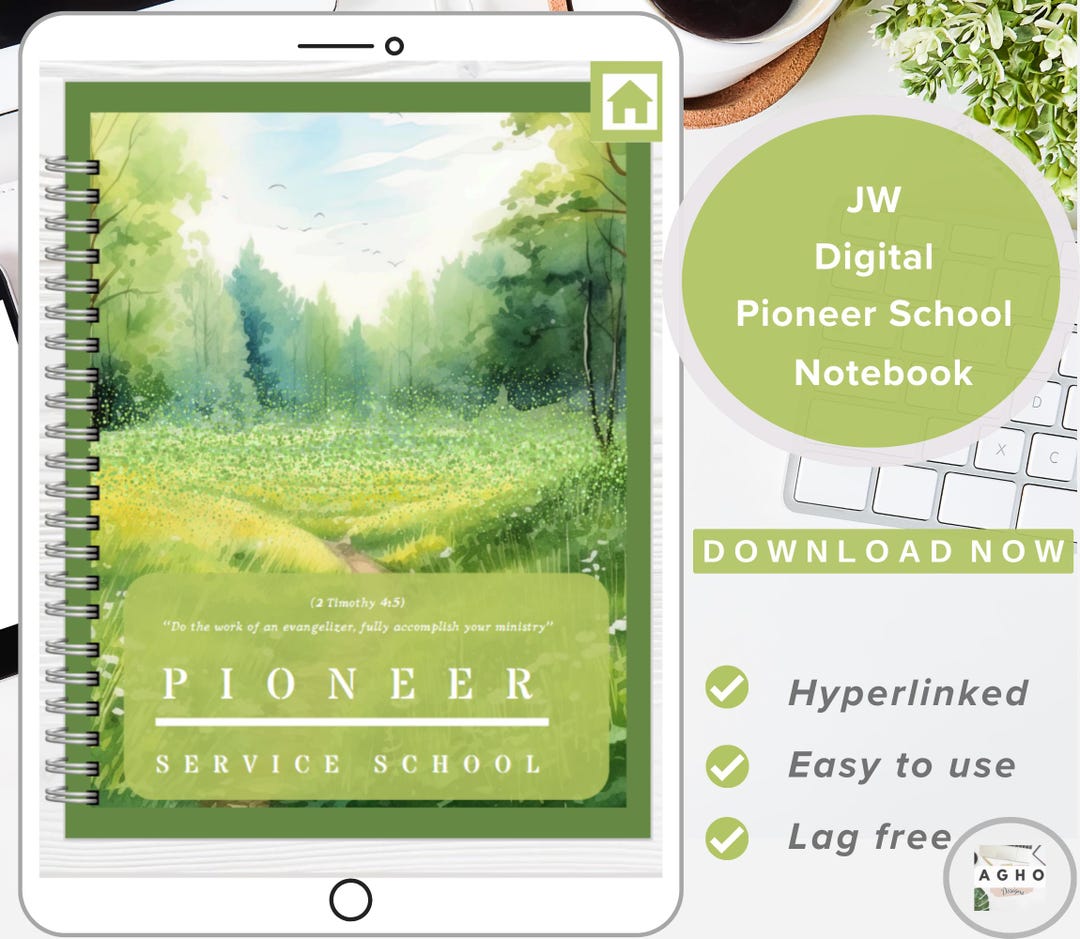 JW Pioneer School Digital Notebook - Etsy