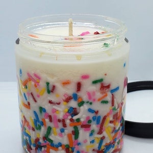 Funfetti Cake Soy Candle Scented Candles Scented Soy Candle | Etsy