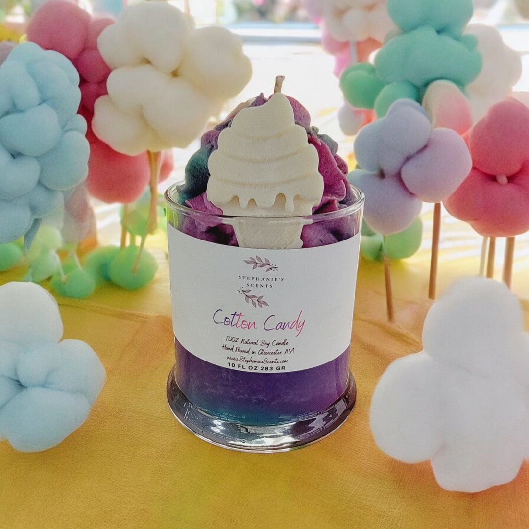 Whipped Topping Scented Soy Candle, Dessert Scented Candle, Whipped ...