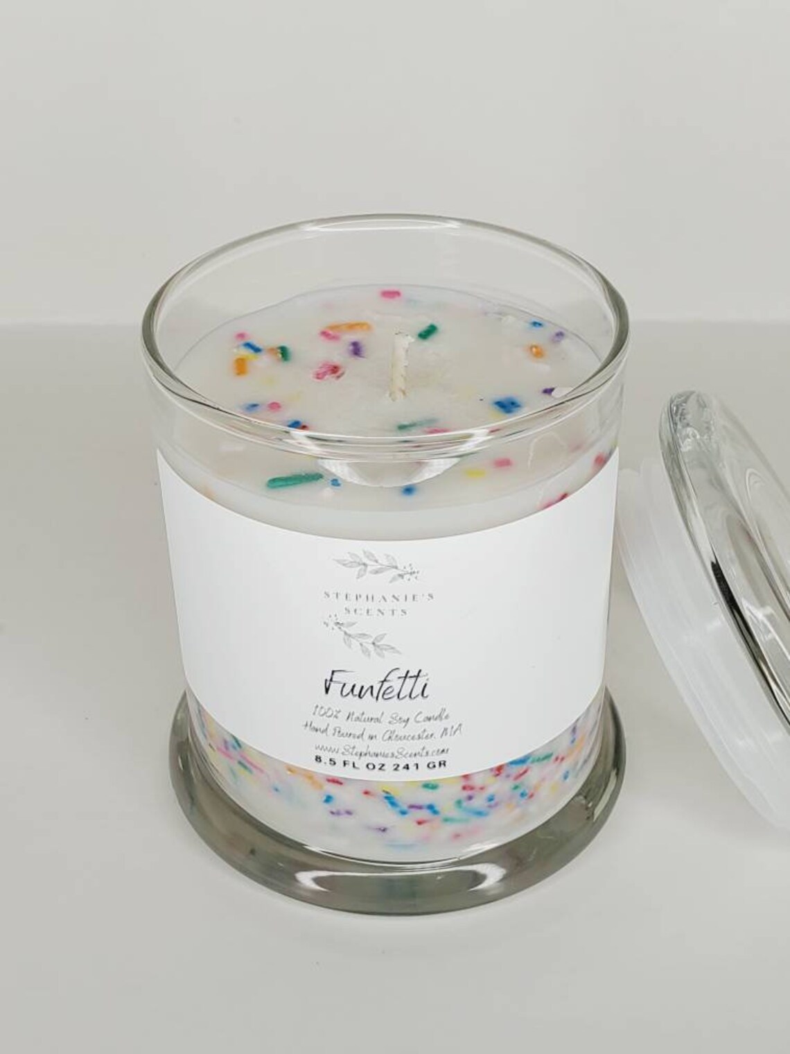Funfetti Cake Soy Candle Scented Candles Scented Soy Candle - Etsy