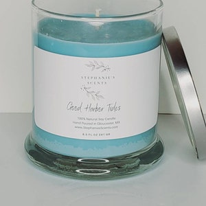 Good Harbor Tides Soy Candle, Scented Candles, Beach Candles, Ocean ...