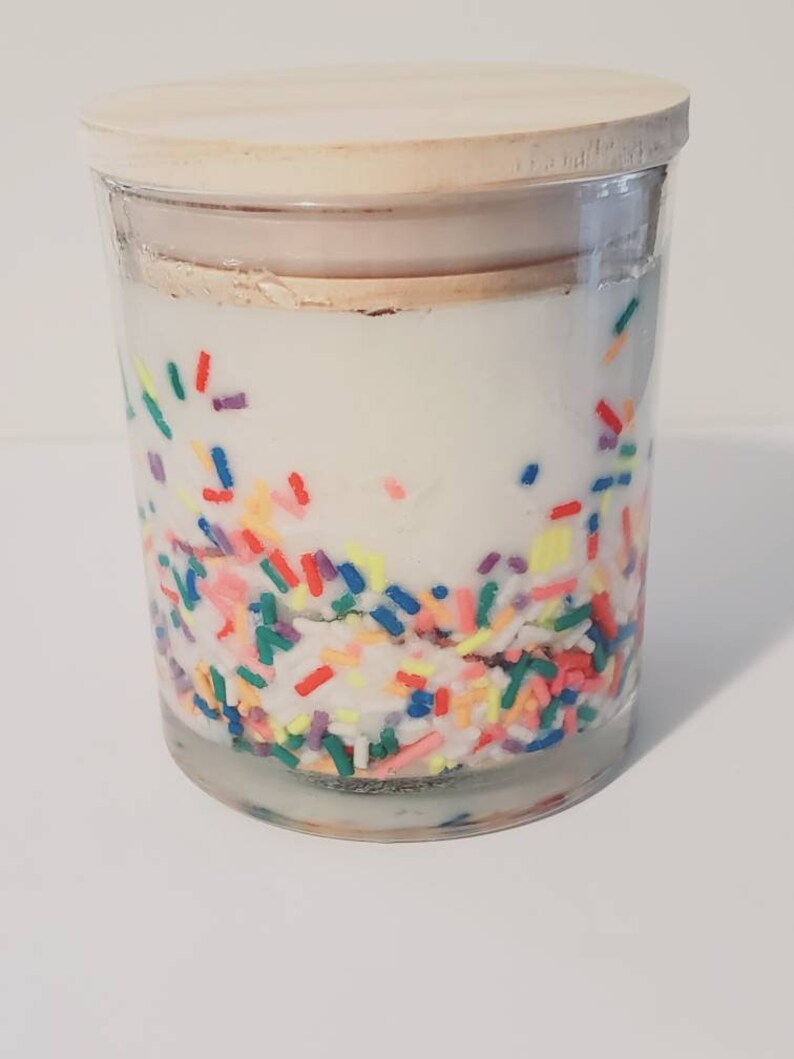 Funfetti Cake Soy Candle Scented Candles Scented Soy Candle | Etsy