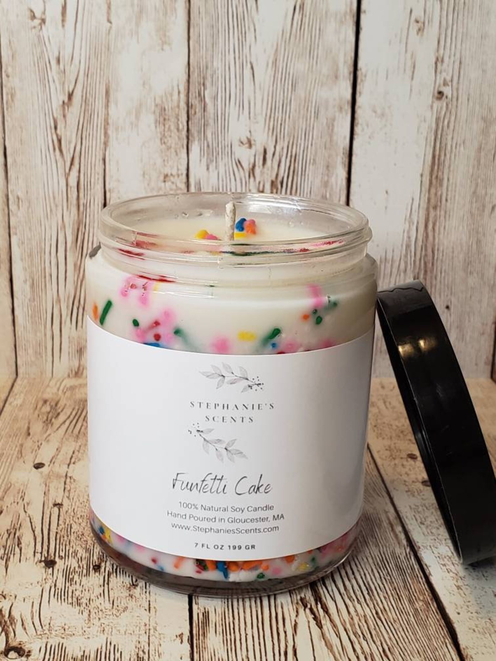 Funfetti Cake Soy Candle Scented Candles Scented Soy Candle | Etsy