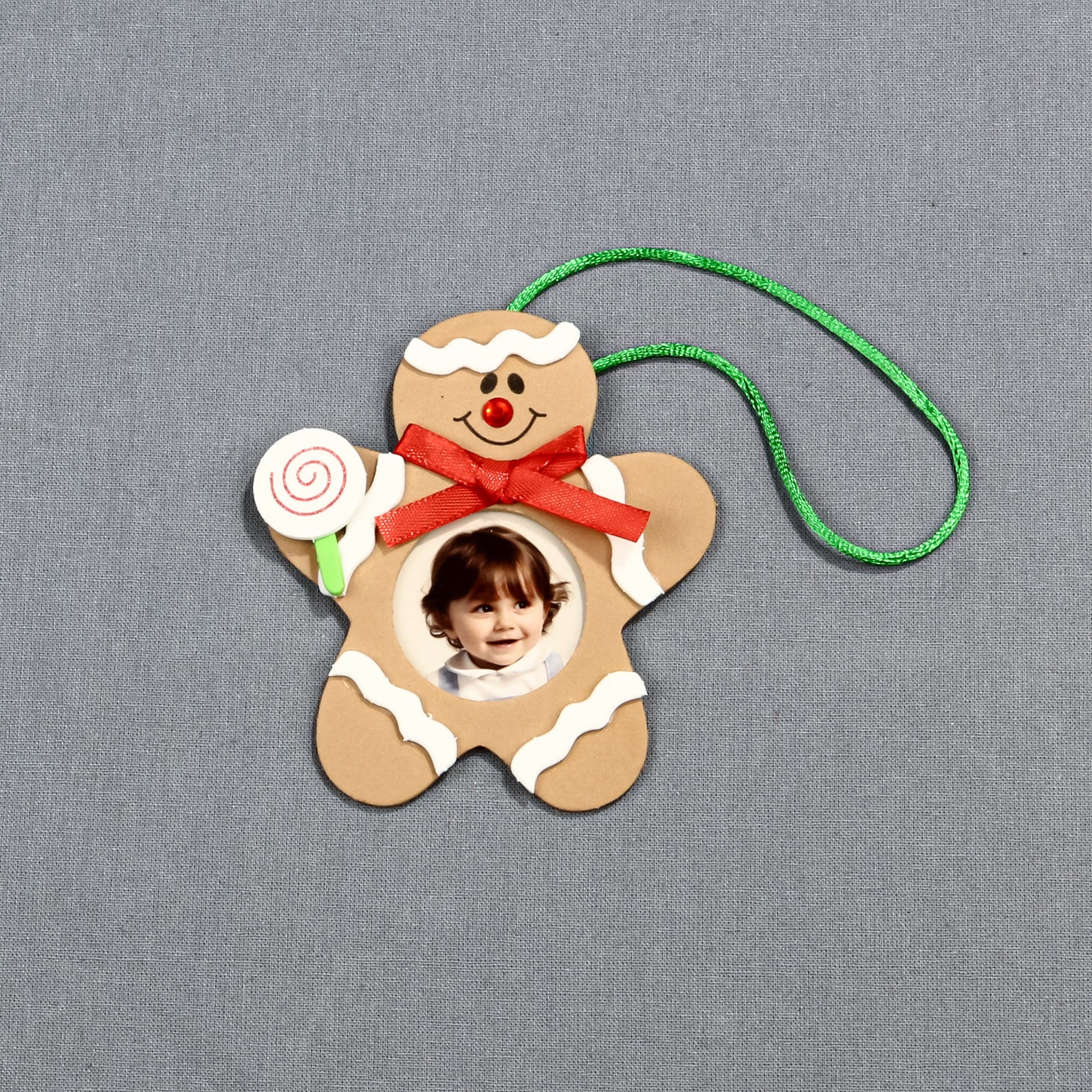 Gingerbread Man Photo Frame Christmas Tree Ornament Craft Kit | Etsy