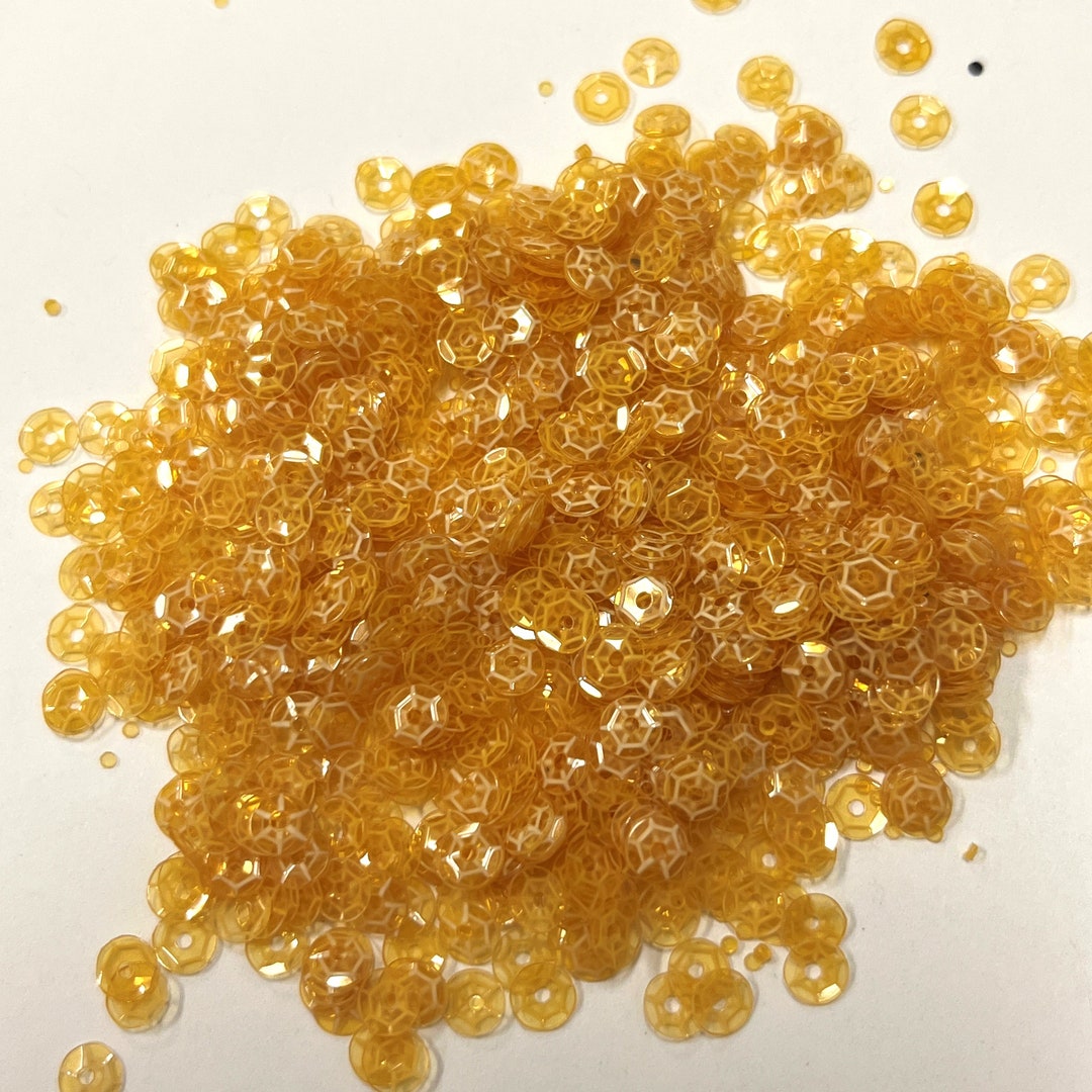 Translucent Gold Crafting Sequins - 5mm - Etsy