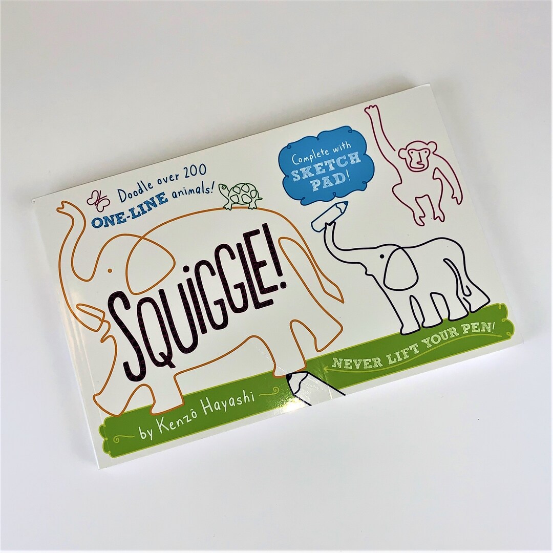 Squiggle Learn to Draw Book Shrink Wrapped for Gift Giving - Etsy