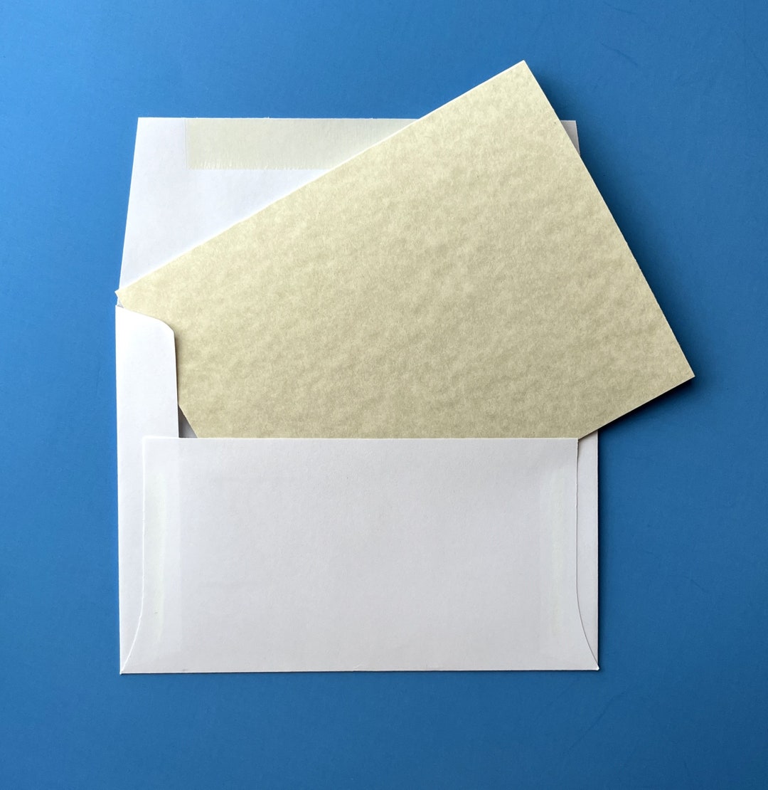 Folded 5.5" X 4.25" Blank Note Cards, 7 Colors, 12-24 Cards, White ...