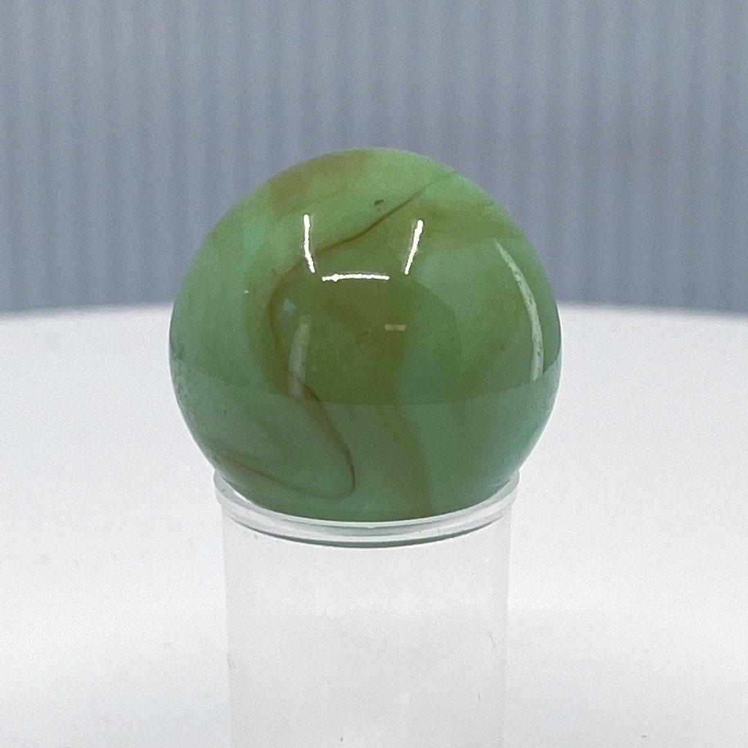 25mm (1 Inch Round) Jabo Classics, Opaque. Shooter Marble, Green With ...