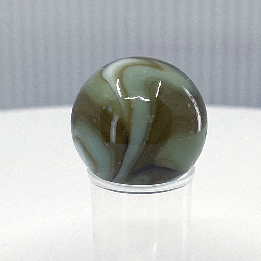 25mm (1 Inch Round) Jabo Classics, Opaque. Shooter Marble, Green With ...