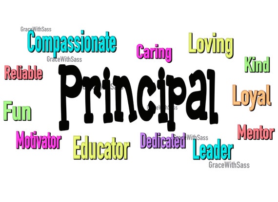 Principal Principal PNG Back to School Instant Digital - Etsy