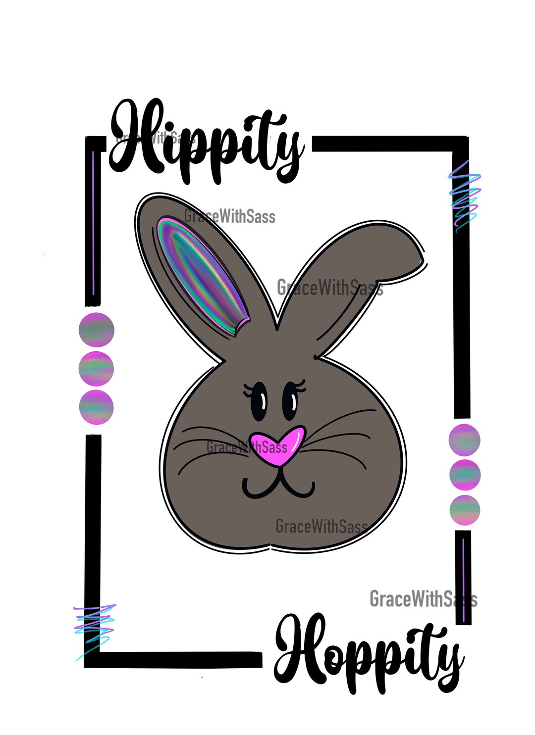 Hippity Hoppity, Digital File, Digital Download, Sublimation PNG ...