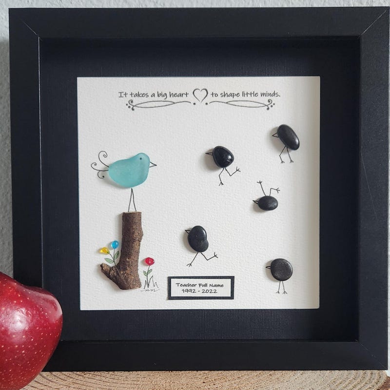 Teacher Pebble Art - Etsy