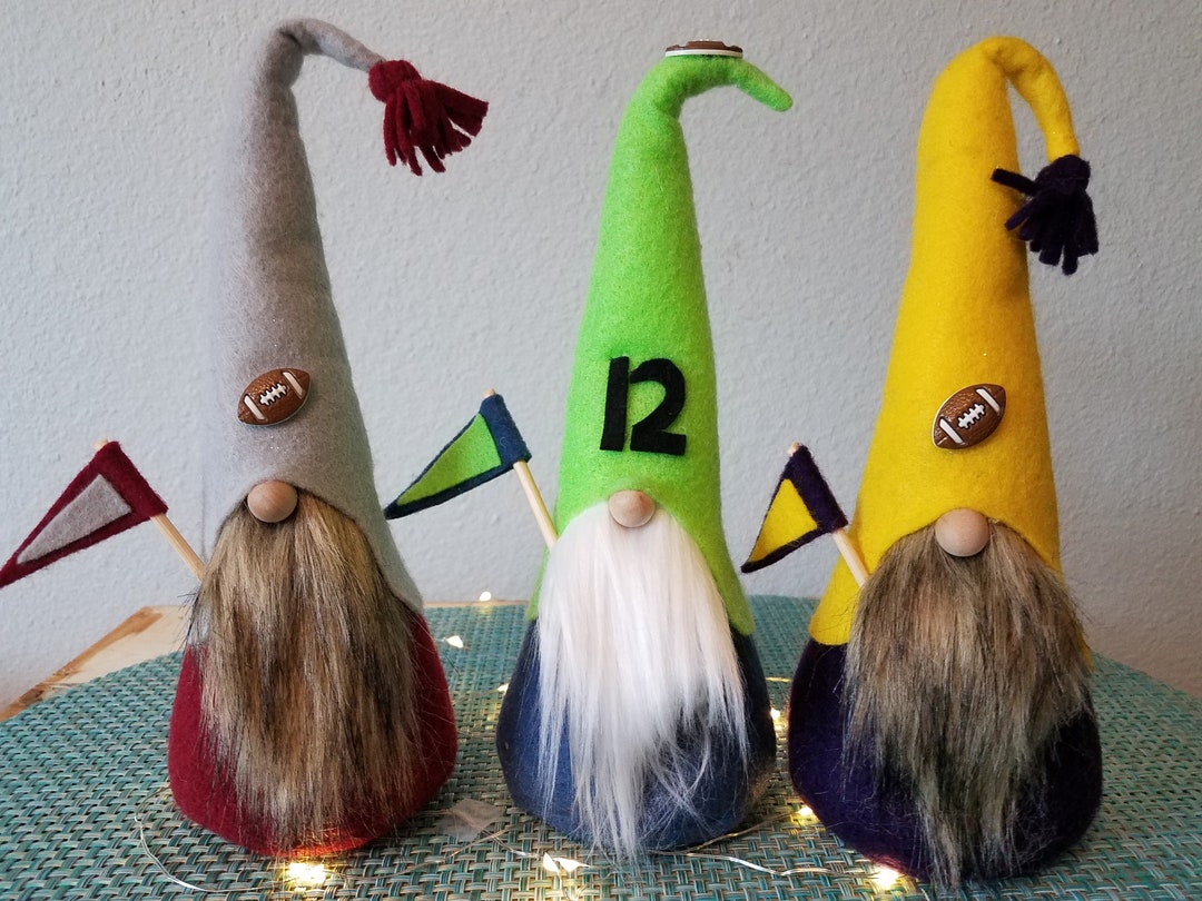 Football Gnomes Seahawk Gnome UW Gnome WSU Gnome - Etsy
