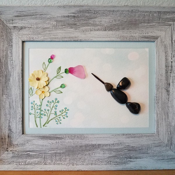 Seaglass Hummingbird - Etsy
