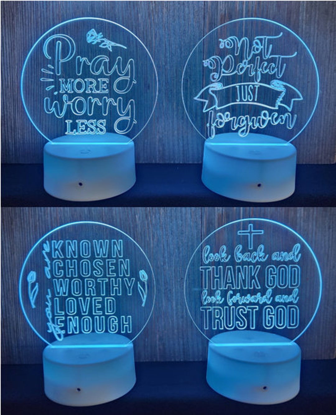 LED Night Light, 15 Encouraging Bible Verses, Inspirational Verses ...
