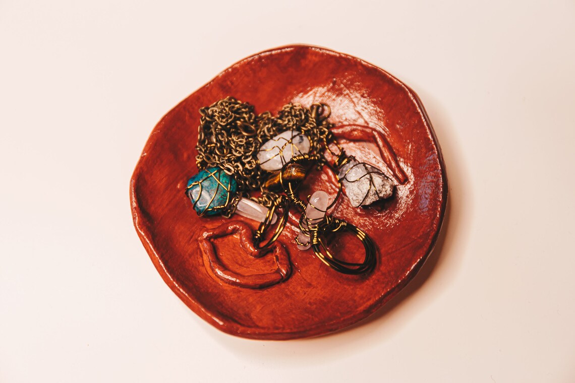Terracotta Trinket Dish Air Dry Clay Jewellery Dish - Etsy