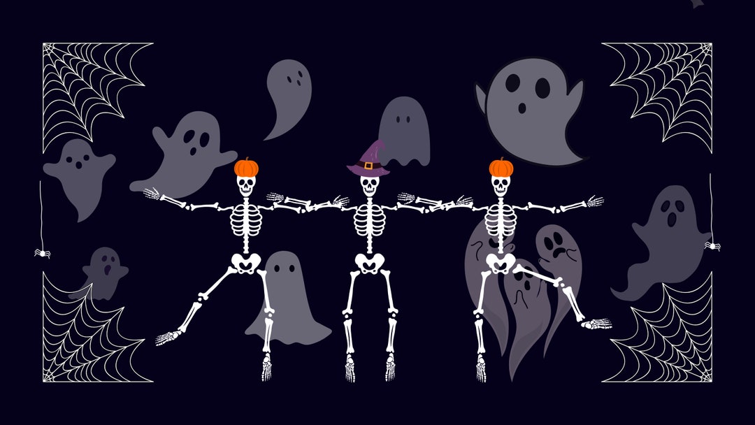 Spooky Dance Party - Wallpaper - Etsy