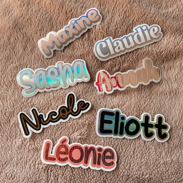 Stickers personnalisés prénom - Etsy France