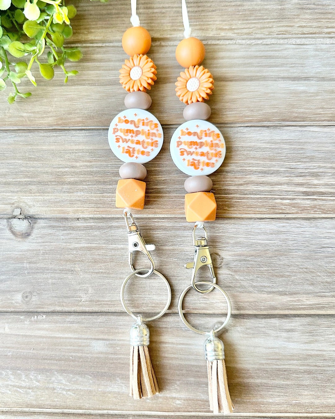 Fall Lanyards Pumpkin Badge Lanyard Custom Teacher - Etsy