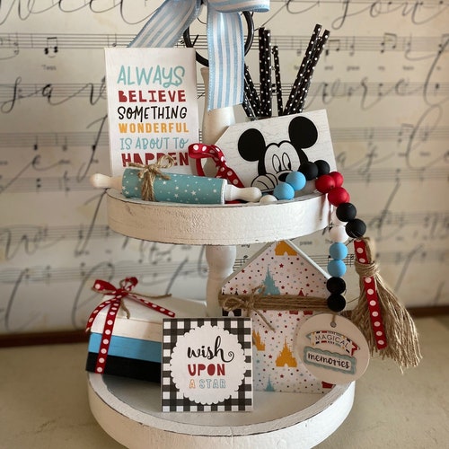 Disney Inspired Tiered Tray Decor | Etsy