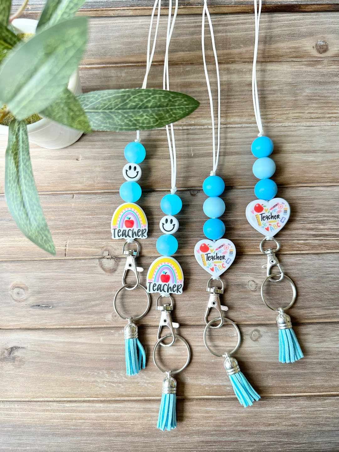 Educator Themed Lanyard, Teacher-inspired ID Badge Holder, Classroom ...