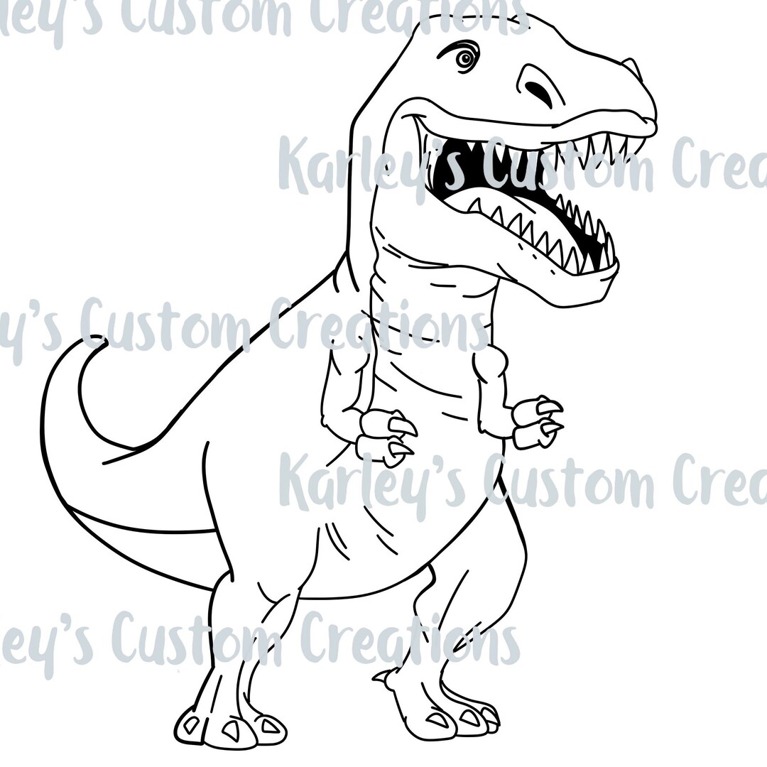 Trex Dinosaur Svg T Rex Svg T Rex Scratch Svg Dinosaur Svg - Etsy