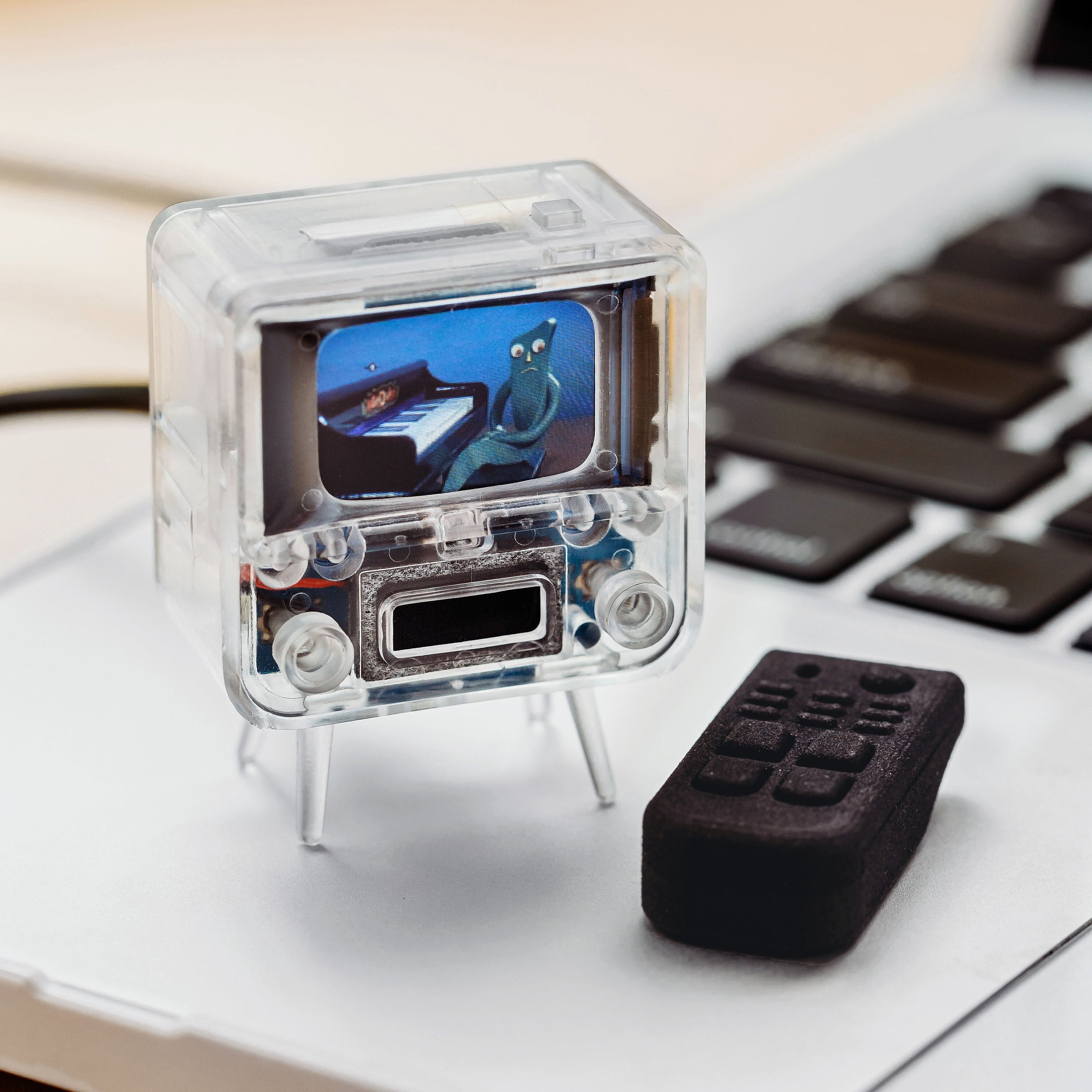 Tinytv®2 Working Vintage TV With Remote Custom Video for Models ...