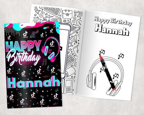 Tiktok Coloring Pages