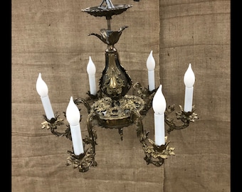 Bronze 6 Light Chandelier - Etsy