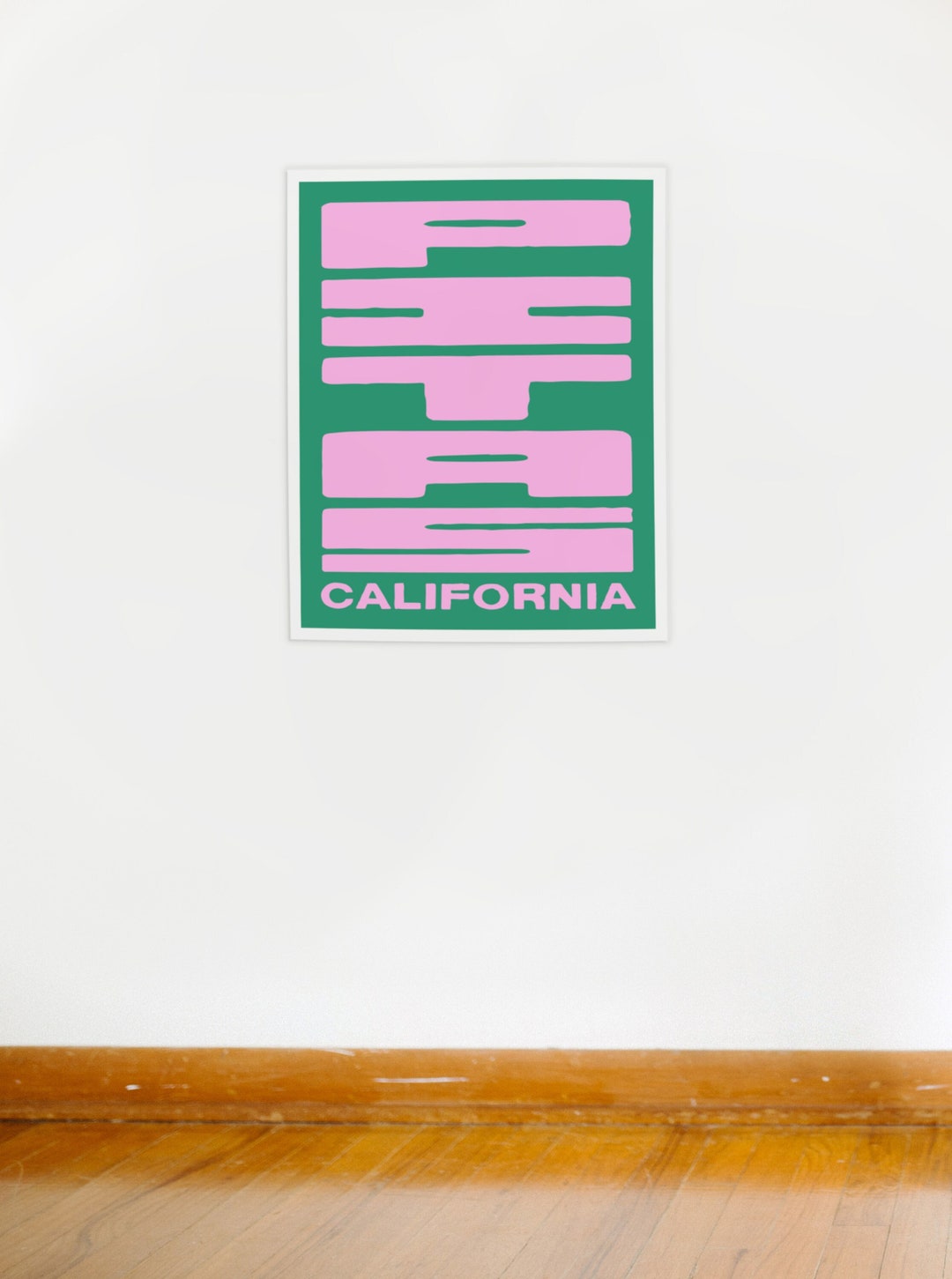 Pitas Point Retro California Poster - Surf Spot - Beach Print - Etsy