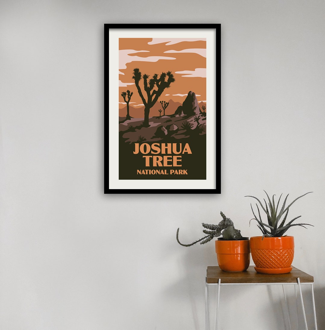 Joshua Tree California Poster - National Park Print - Etsy
