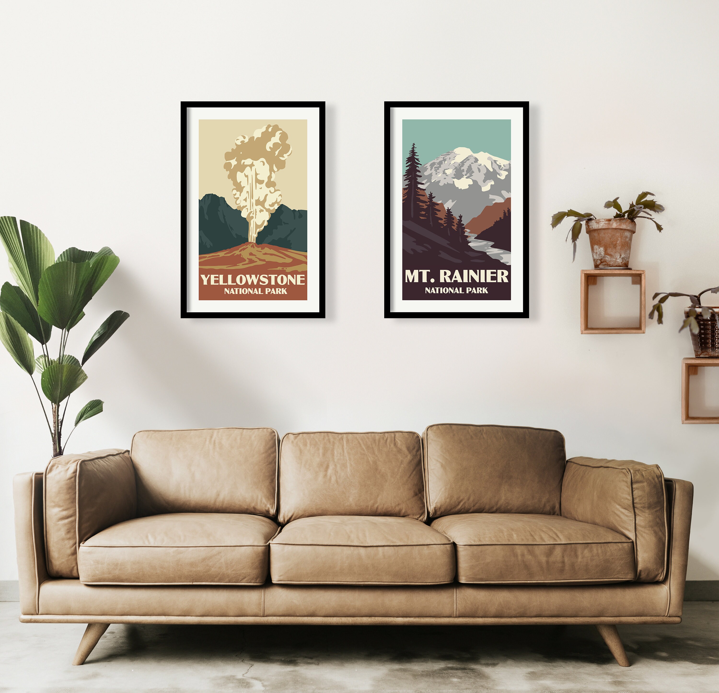 Yellowstone Wyoming Poster - National Park Old Faithful Print - Etsy