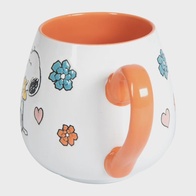 Snoopy and Woodstock 20oz Ceramic Mug – Peanuts Mother & Baby Coffee ...