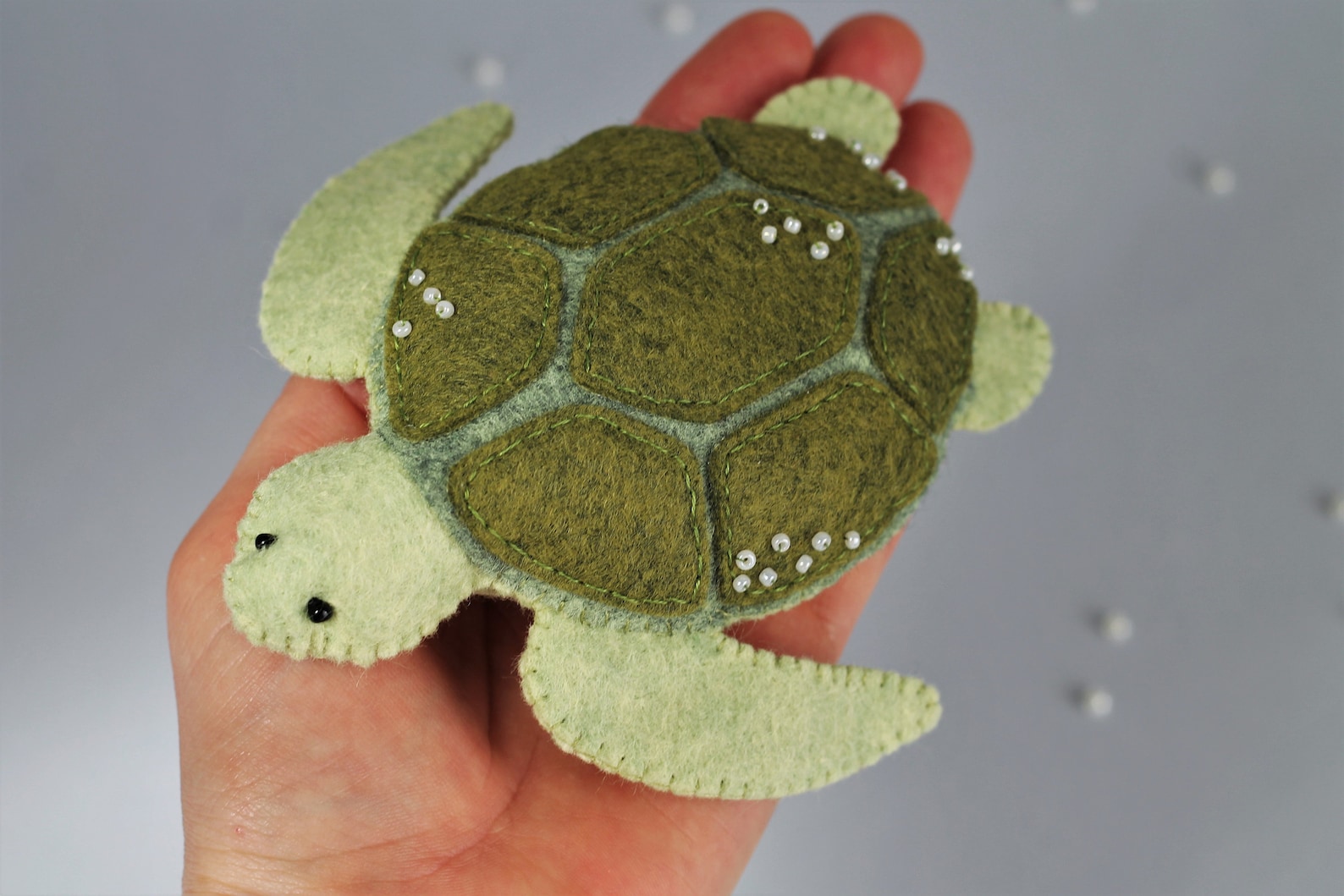 Felt Sea Turtle Sewing Pattern, Felt Ornament, Ocean Pattern, SVG PDF ...