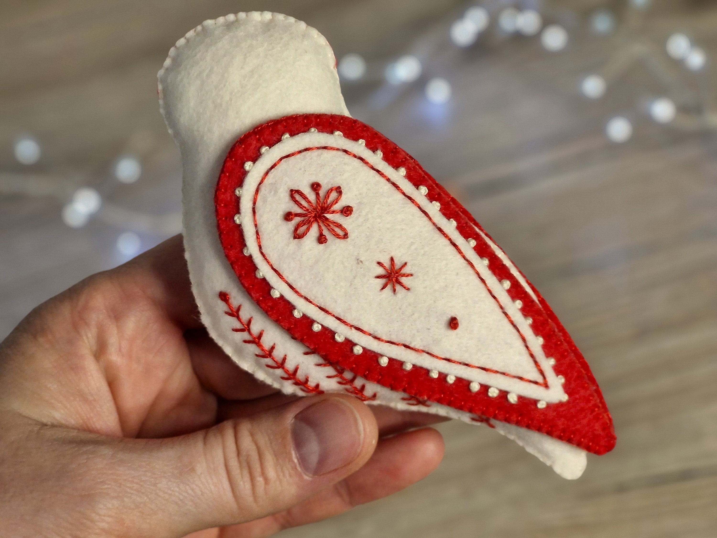 Felt Owl Ornament Sewing Pattern: Scandinavian Folk Art (PDF SVG) - Etsy
