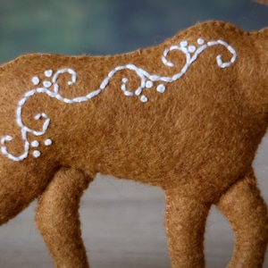 Moose Sewing Pattern, PDF SVG Felt Pattern, Felt Moose Ornament, Felt Animals, Christmas ...