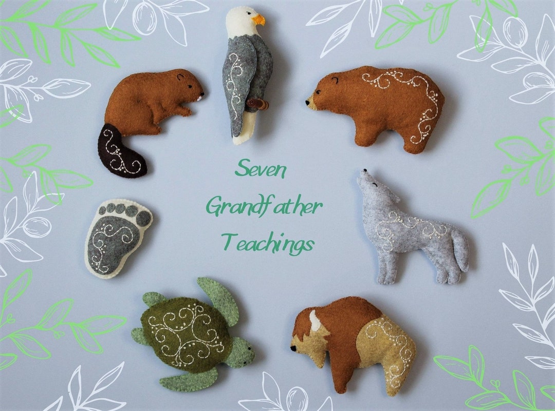Seven Grandfather Teachings, Baby Mobile SVG PDF Sewing Pattern ...
