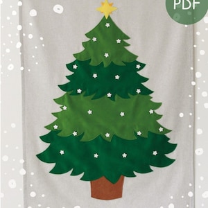 Advent Calendar PATTERN | Christmas Tree Felt Pattern | Countdown ...