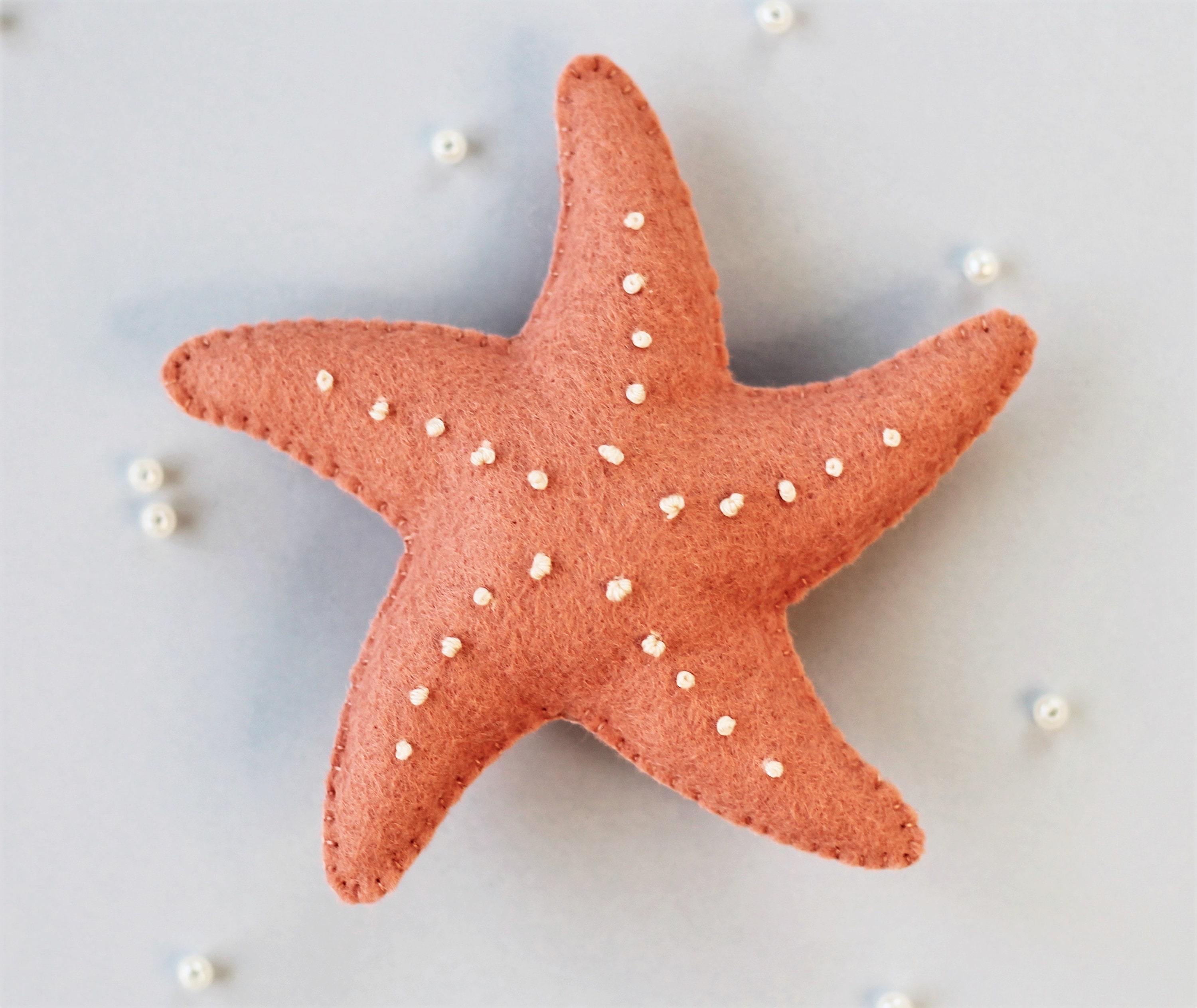 Seashells and Starfish Sewing Pattern Felt Ornamentspdf SVG - Etsy