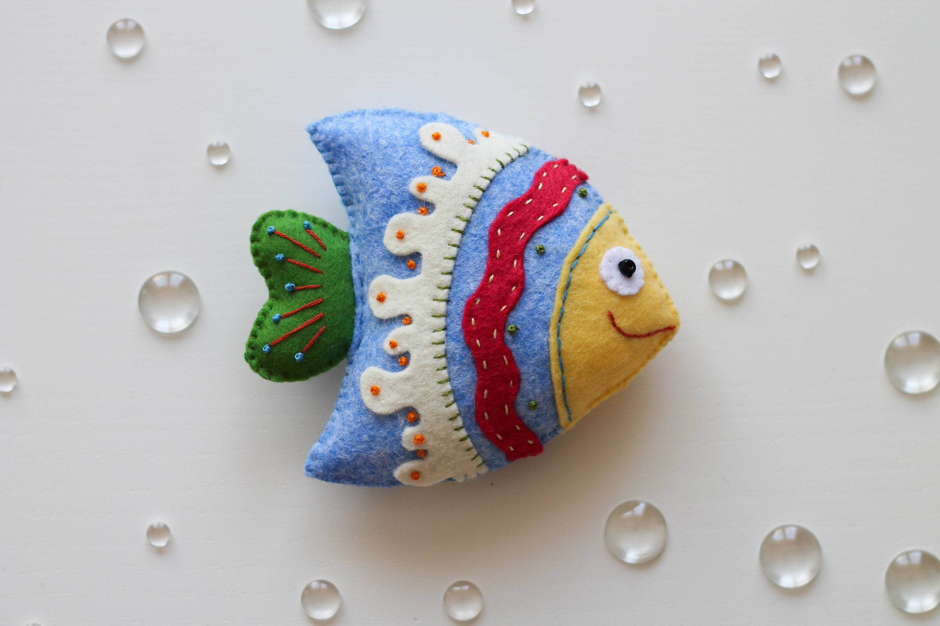 Felt Fishes Sewing Pattern Felt Pattern PDF SVG Baby Mobile - Etsy
