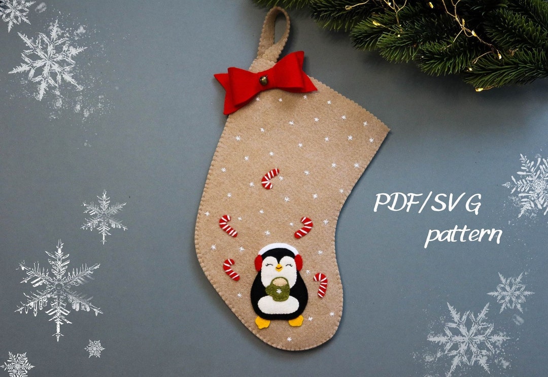 Christmas Stocking Sewing Pattern Christmas Ornaments PDF - Etsy