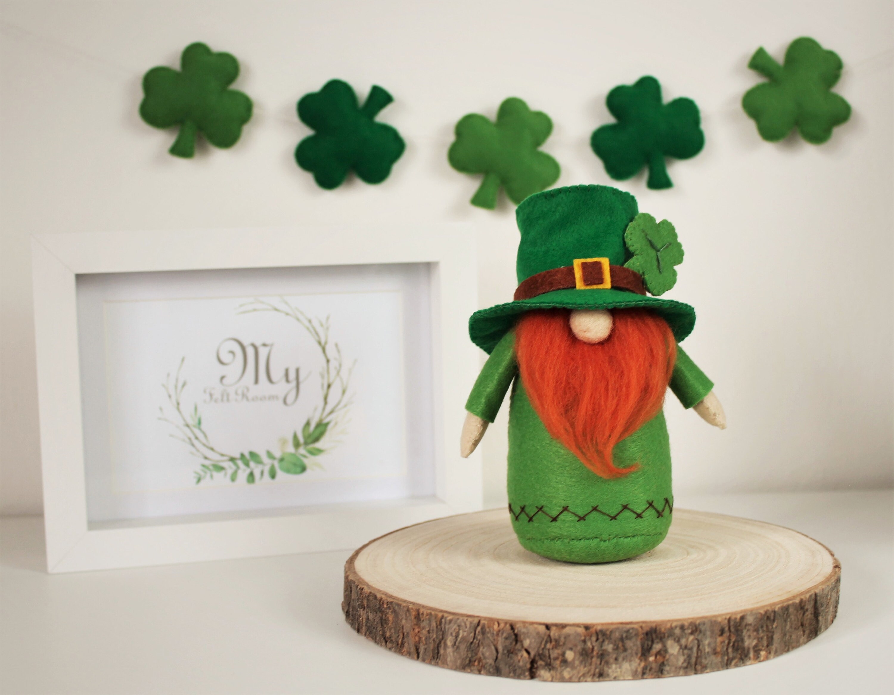 St. Patrick's Day Gnome Sewing Pattern PDF SVG Green | Etsy