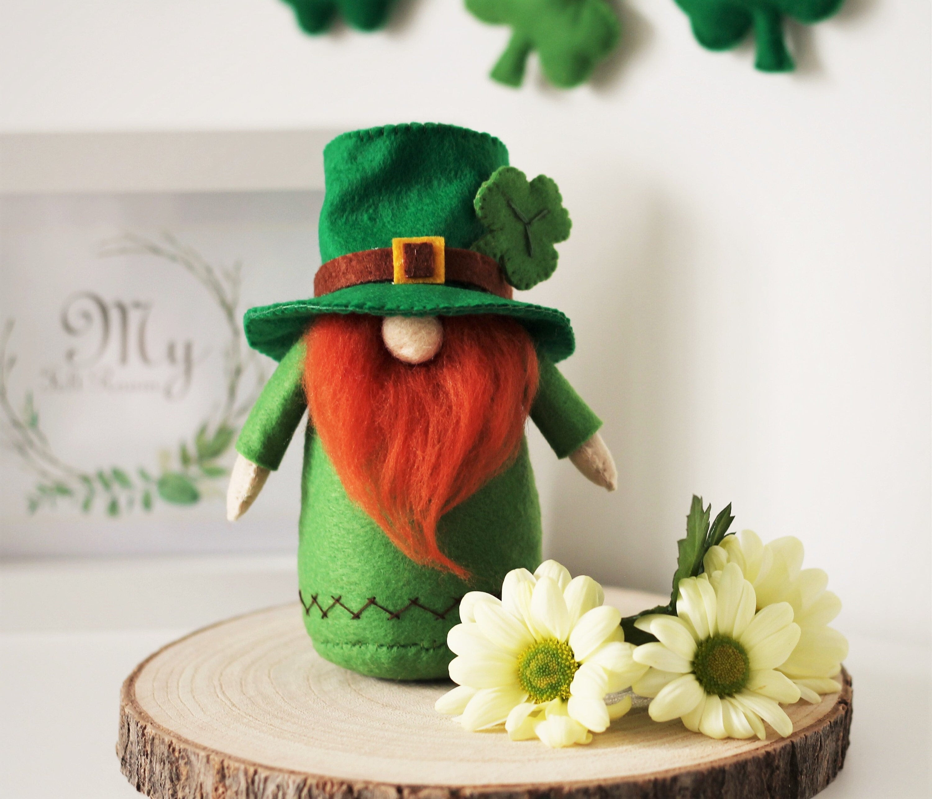 St. Patrick's Day Gnome Sewing Pattern PDF SVG Green | Etsy